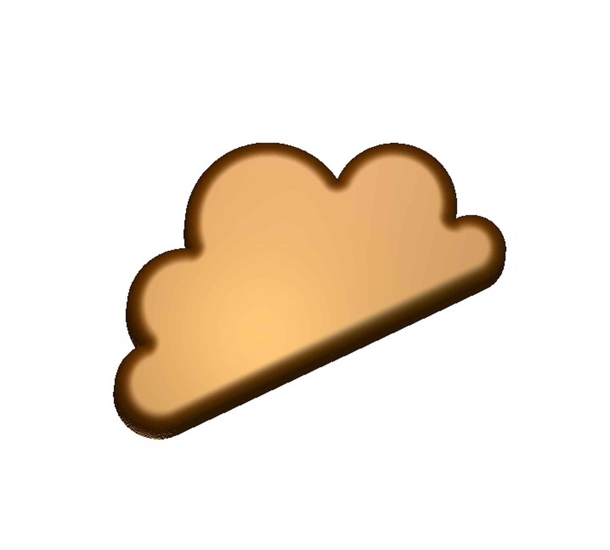 Cloud STL File for 3D printers and CNC router Cloud STL model | Etsy