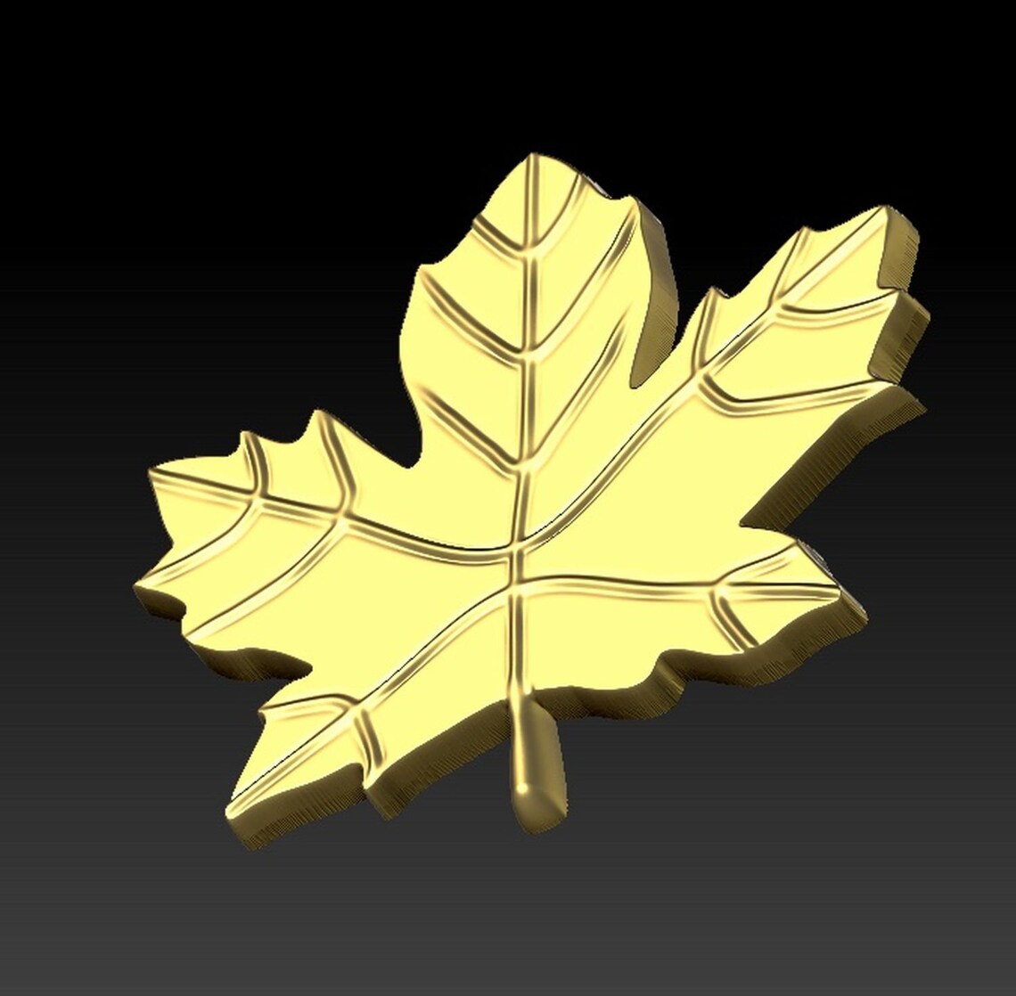 Maple leaf STL model for cnc routers and 3D printers | Etsy
