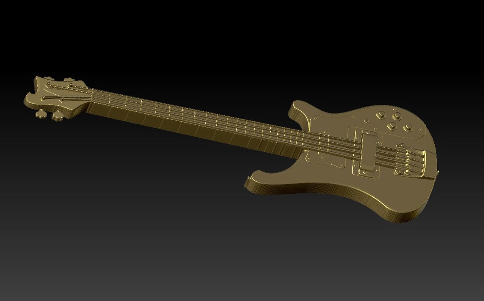 Bass guitar Stl File format file for cnc router and 3D | Etsy