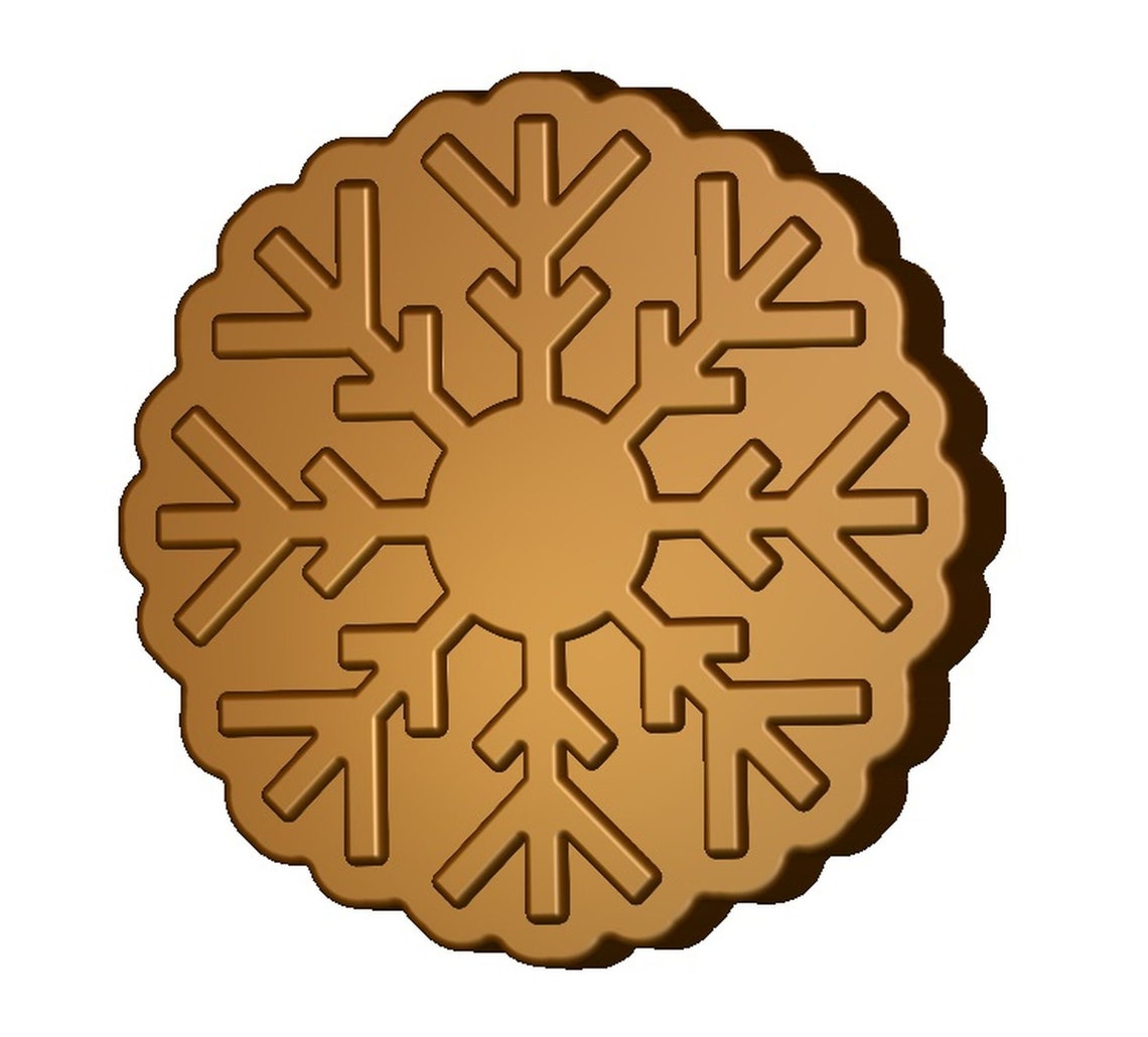 Snowflake STL File for 3D Printers and CNC Router Christmas | Etsy