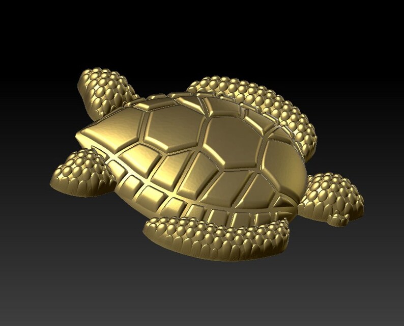 Turtle STL model Relief model for cnc routers or 3d printers | Etsy