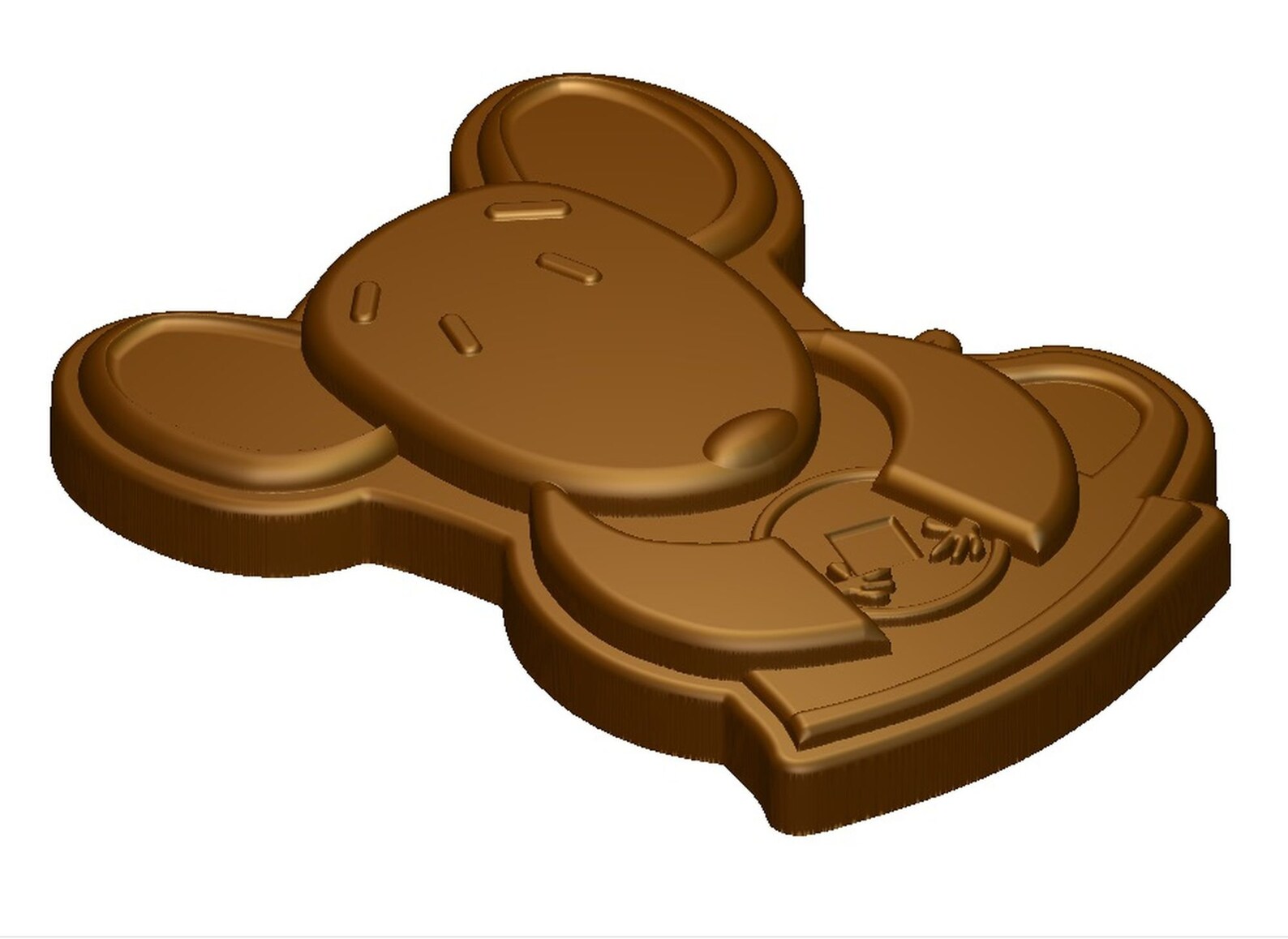 Rat STL File for 3D printers and CNC router Cute Rat STL model | Etsy