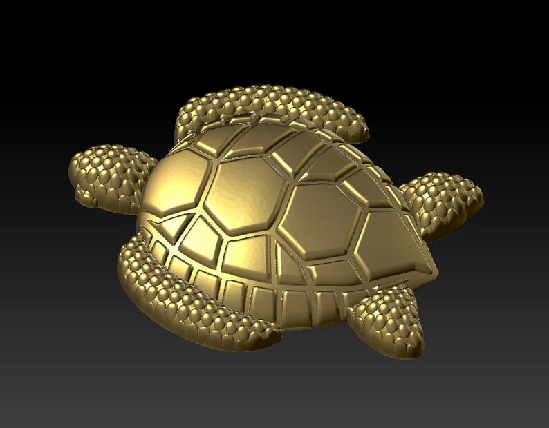 Turtle STL model Relief model for cnc routers or 3d printers | Etsy