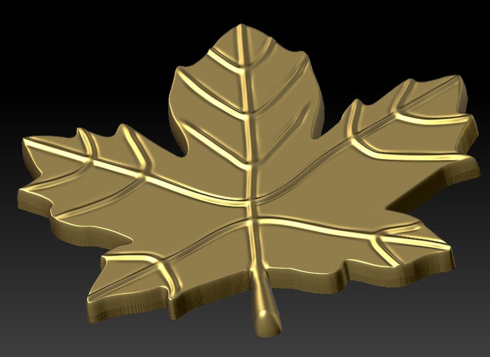 Maple leaf STL model for cnc routers and 3D printers | Etsy