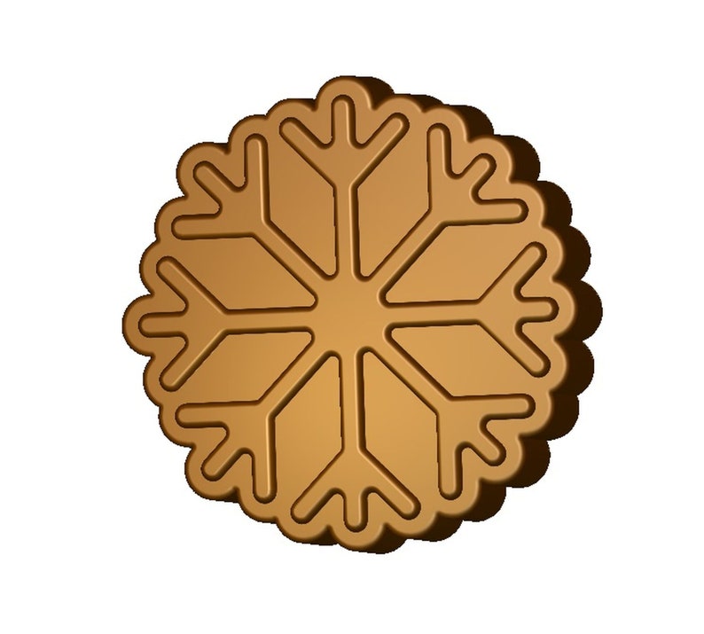 Snowflake STL File for 3D Printers and CNC Router Christmas | Etsy