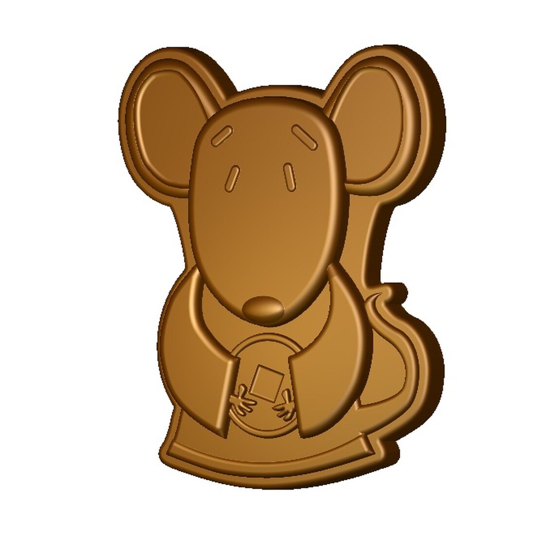 Rat STL File for 3D printers and CNC router Cute Rat STL model | Etsy