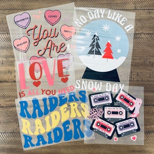 Love Loading Please Wait, DTF Transfer Sheet, Any Size, Heat Transfer ...