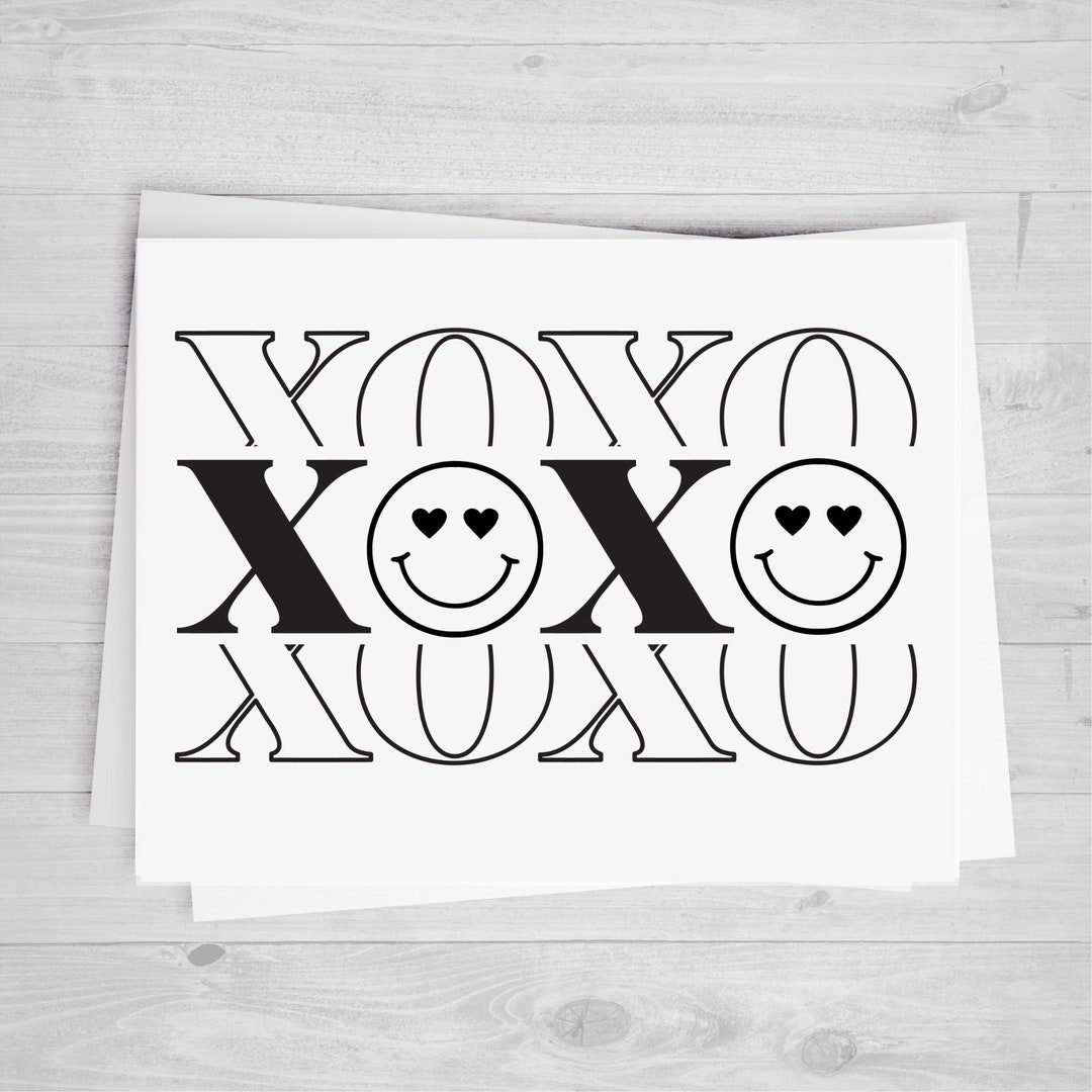 XOXO Retro, DTF Transfer Sheet, Any Size, Heat Transfer, Ready to Press ...