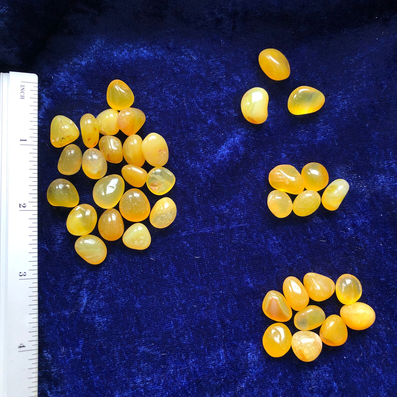 3 Pieces of Small Yellow Carnelian Tumbled Stones LOT Sacral - Etsy