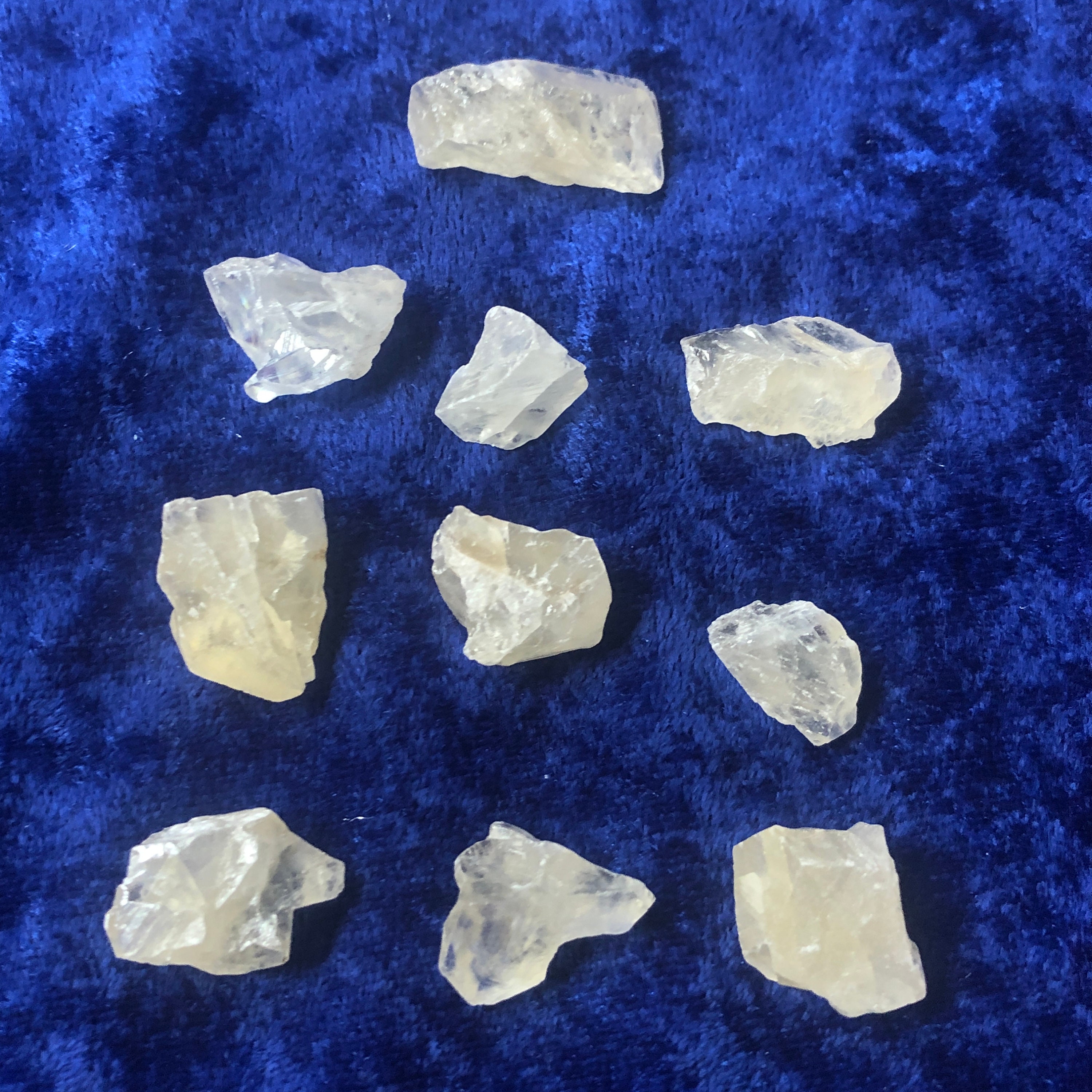 10 Yellow Calcite Crystals. Raw Golden Calcite Stones for | Etsy