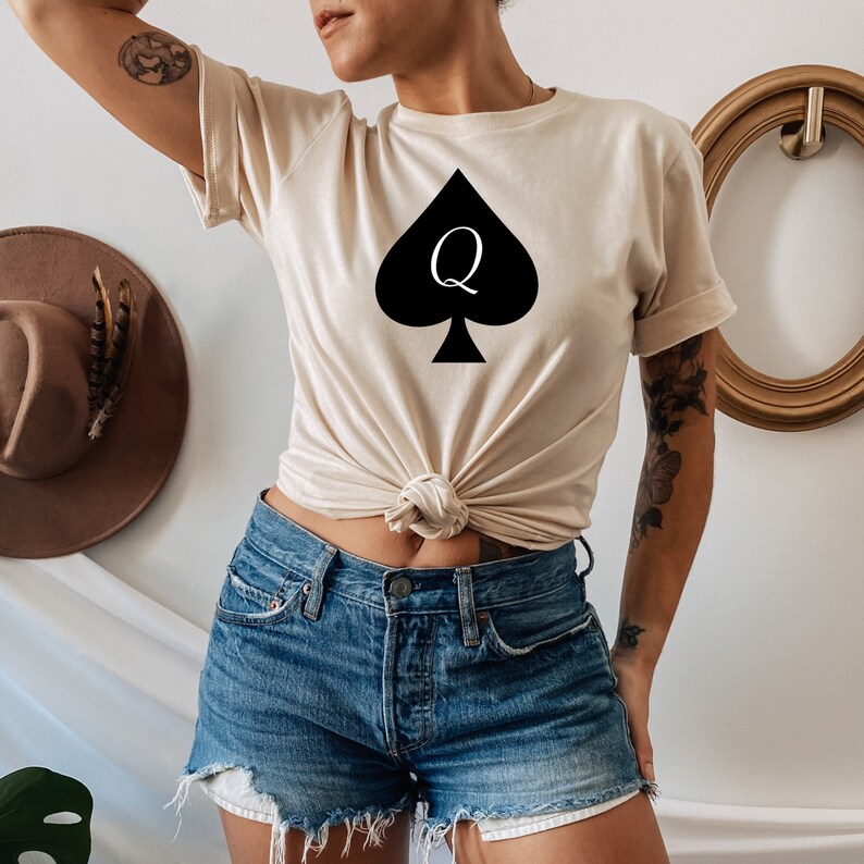Qos Clothing Qos Shirt Queen Of Spades Hotwife Cuckold Etsy