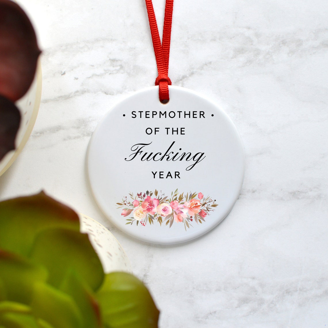 Stepmom Ornament Christmas Ornament For Stepmom Stepmom Etsy