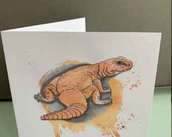 Lizard Card | Etsy