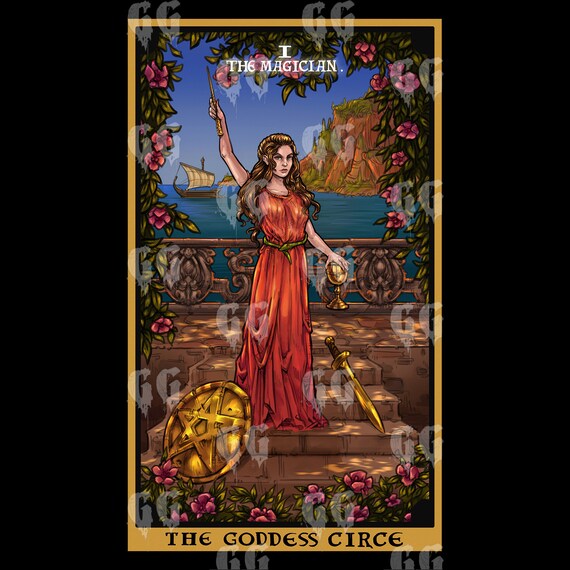 Magician Tarot Card Woman As In