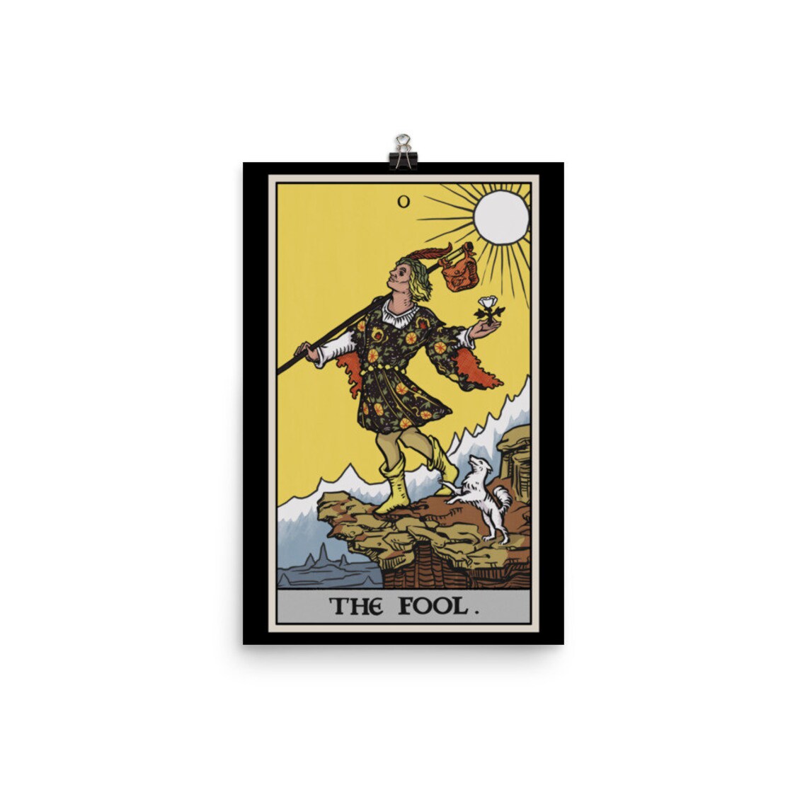 The Fool Tarot Card Poster Revival Tarot Major Arcana Tarot Poster ...