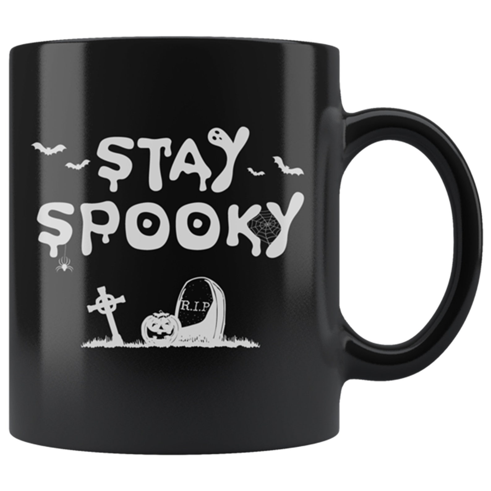 Stay Spooky Coffee Mug Cute Halloween Mug Cute Goth Gifts for - Etsy