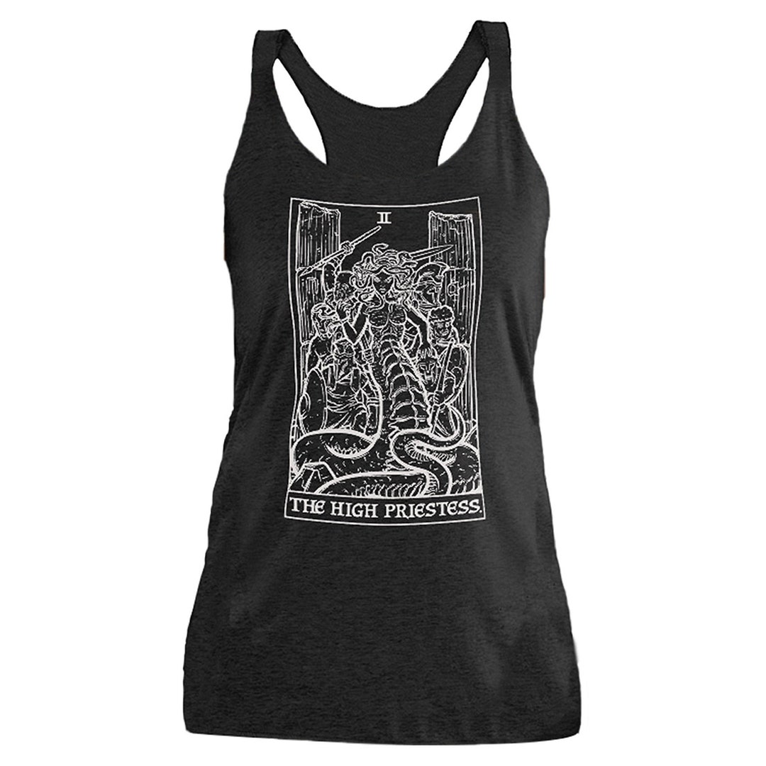 The High Priestess Tarot Card Tank Top Women Medusa Clothing Gothic ...