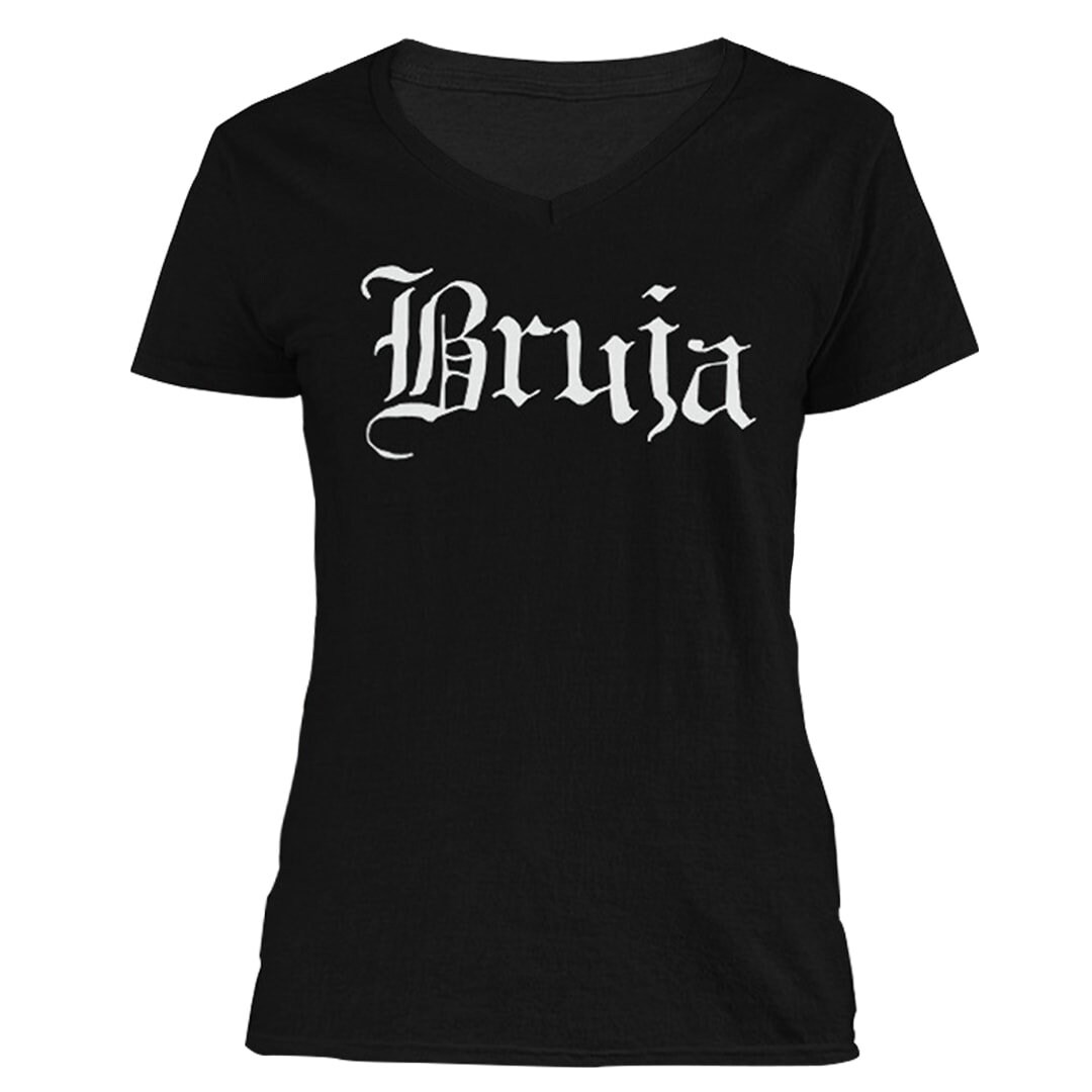 Bruja Shirt Vneck Halloween Gothic Witch Clothing Women Plus Size Gifts ...