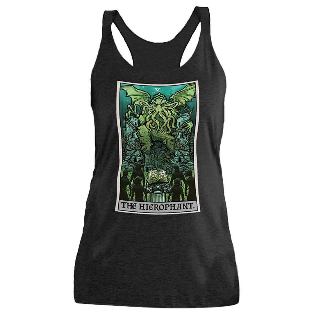 The Hierophant Tarot Card Tank Top Cthulhu HP Lovecraft Horror Tank ...