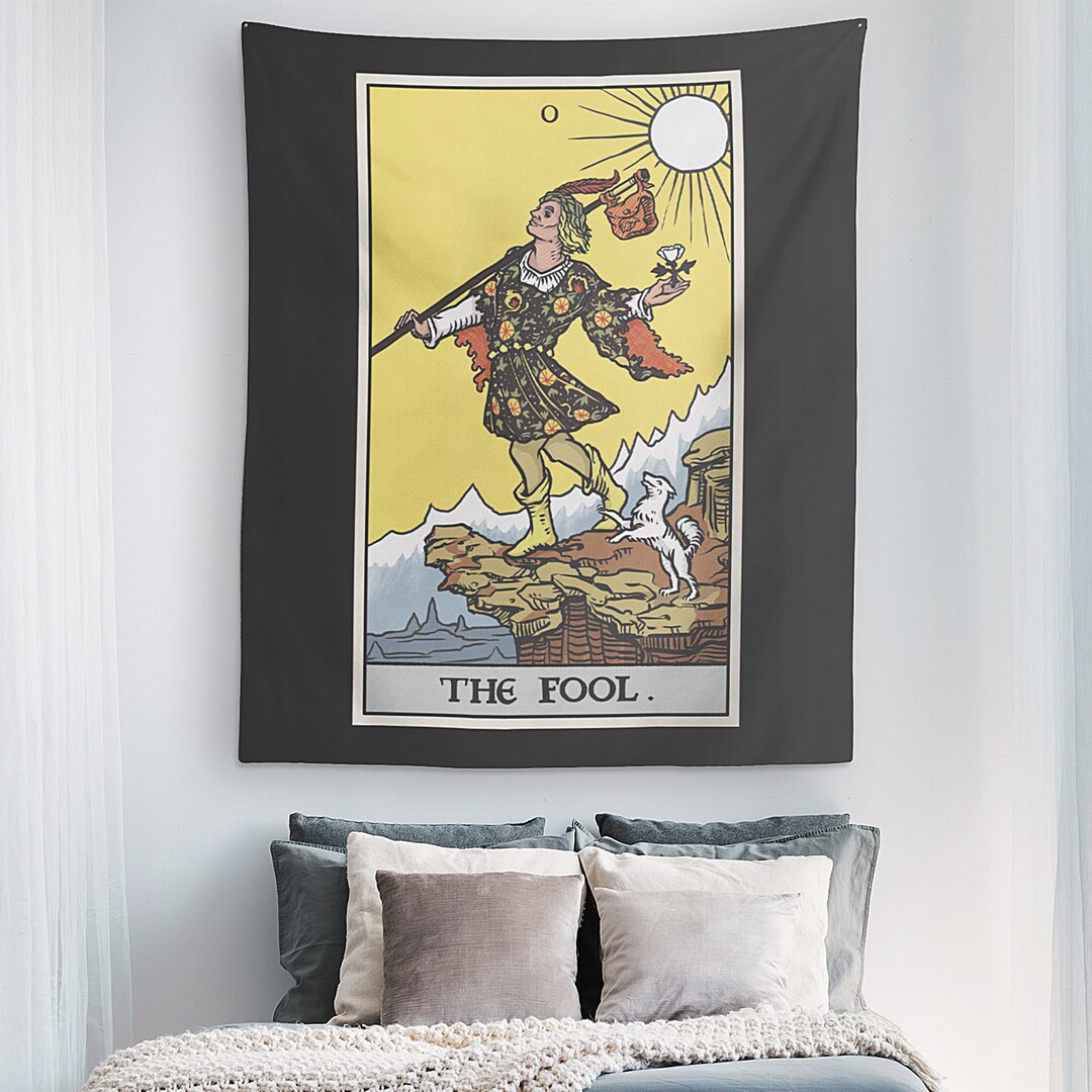 The Fool Tarot Card Tapestry Revival Tarot Major Arcana Tarot Spiritual ...