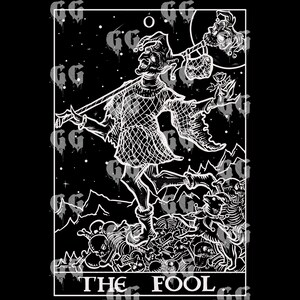 The Fool Tarot Card Shirt Women V Neck Halloween Vneck Tshirt Women ...