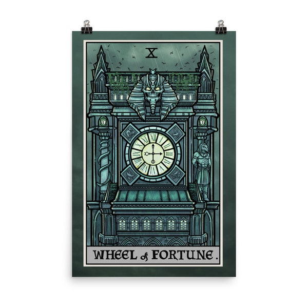 The Wheel of Fortune Poster - Etsy