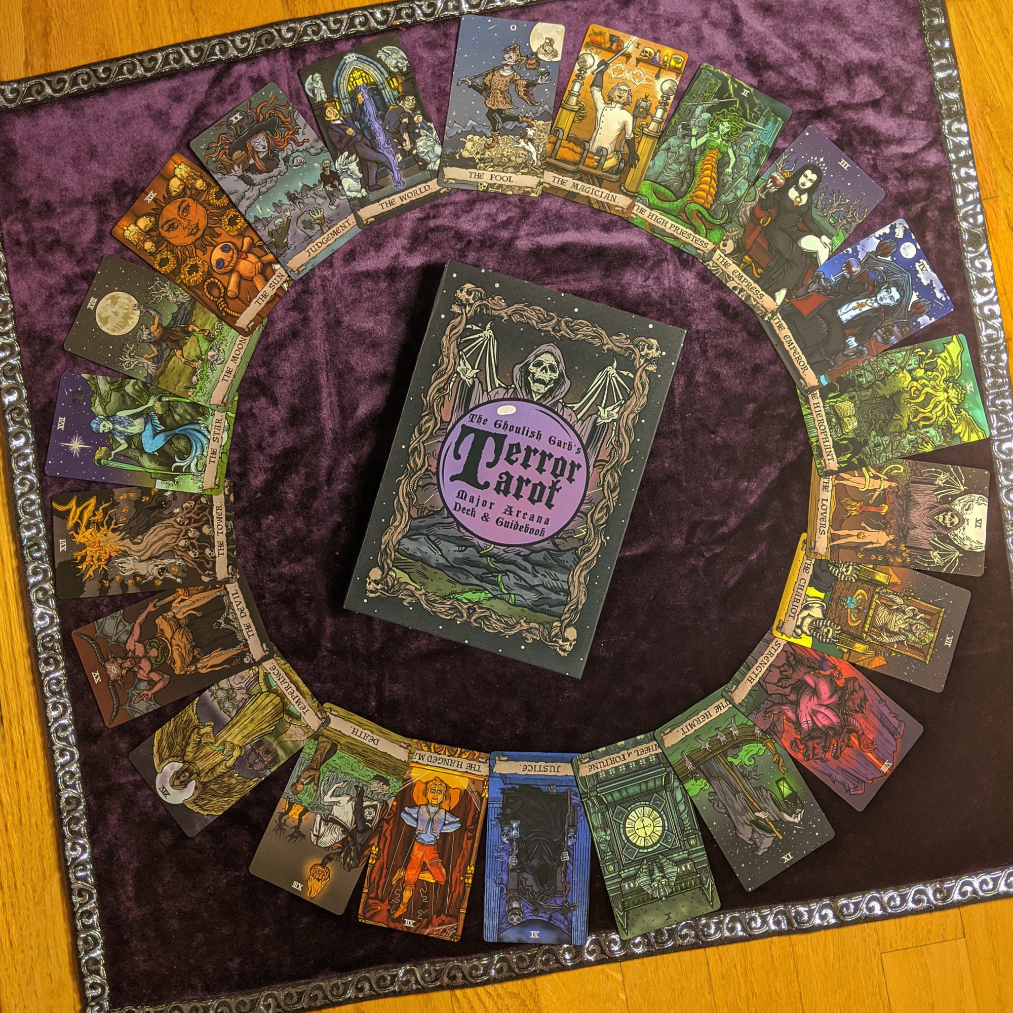 Terror Tarot Deck 22 Card Major Arcana Tarot Card Deck and | Etsy