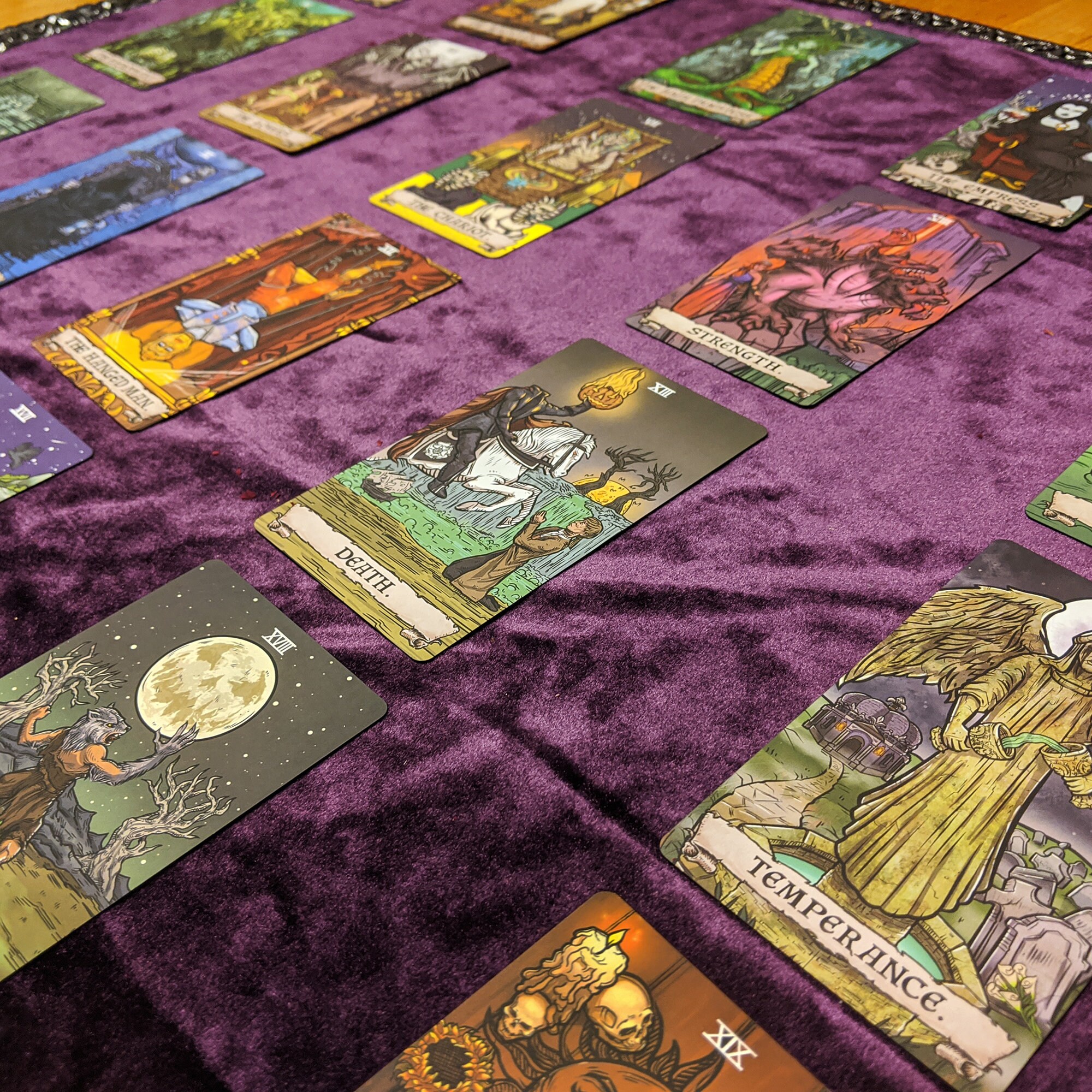 Terror Tarot Deck 22 Card Major Arcana Tarot Card Deck and - Etsy Denmark