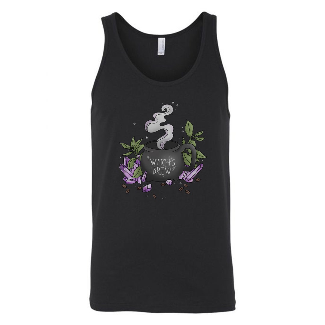 Witch's Brew Unisex Tank Top Cute Halloween Tank Top Witch Tank Tops ...