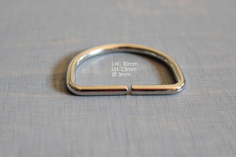 15 Half Rings Made of Metal - Etsy