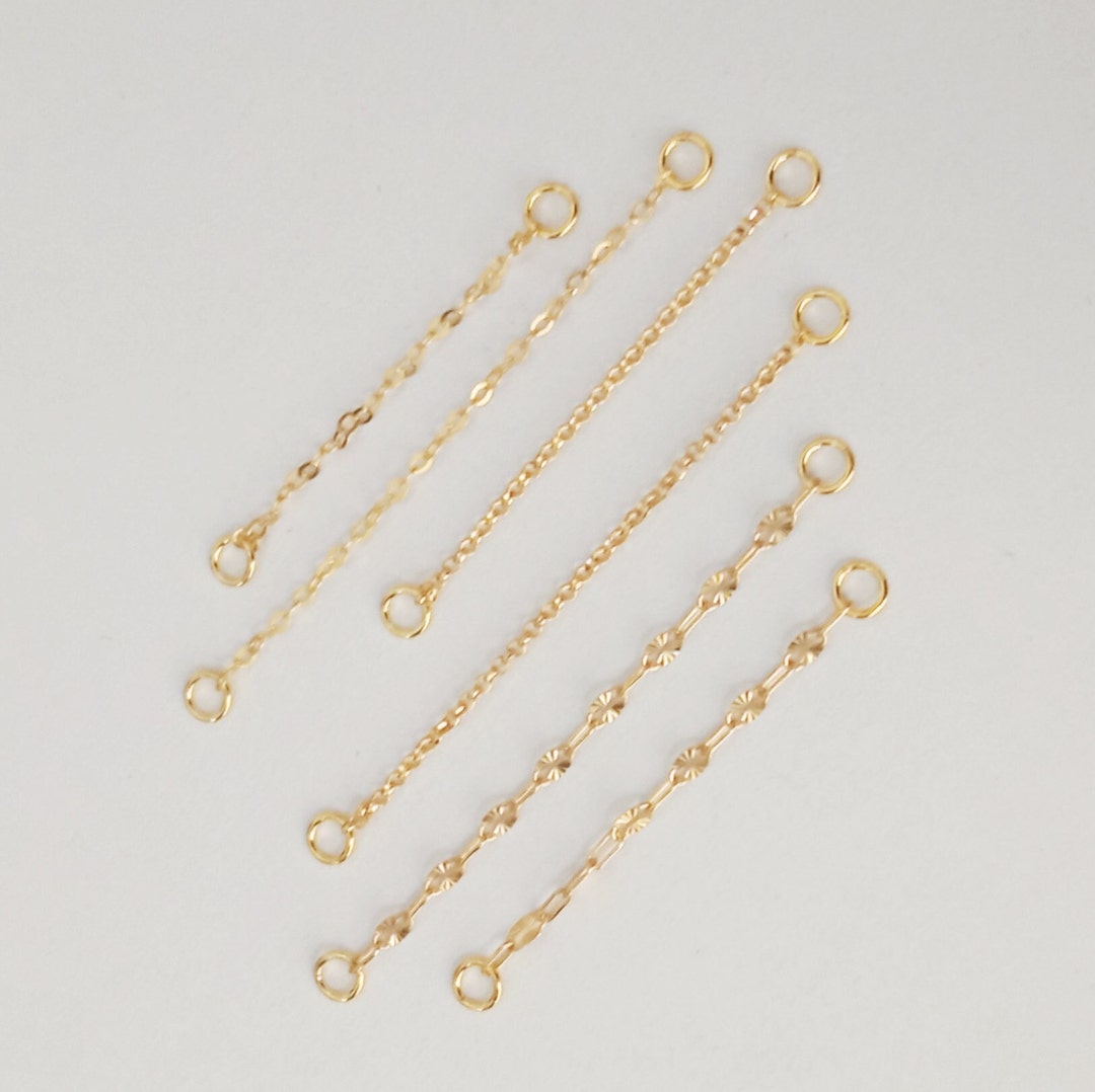 Dangle Gold Earring Chain Charm, Earring Chain, Helix Chain, Cartilage ...