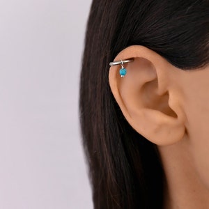 Helix Hoop Earring Star, Helix Hoop Earring, Helix Piercing, Helix Hoop ...