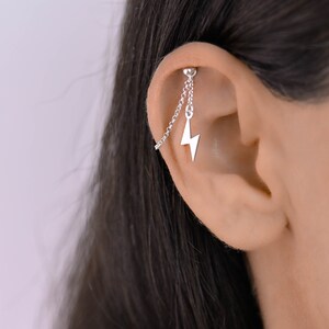 Hidden Sun Helix Chain Hidden Helix Chain Helix Piercing - Etsy