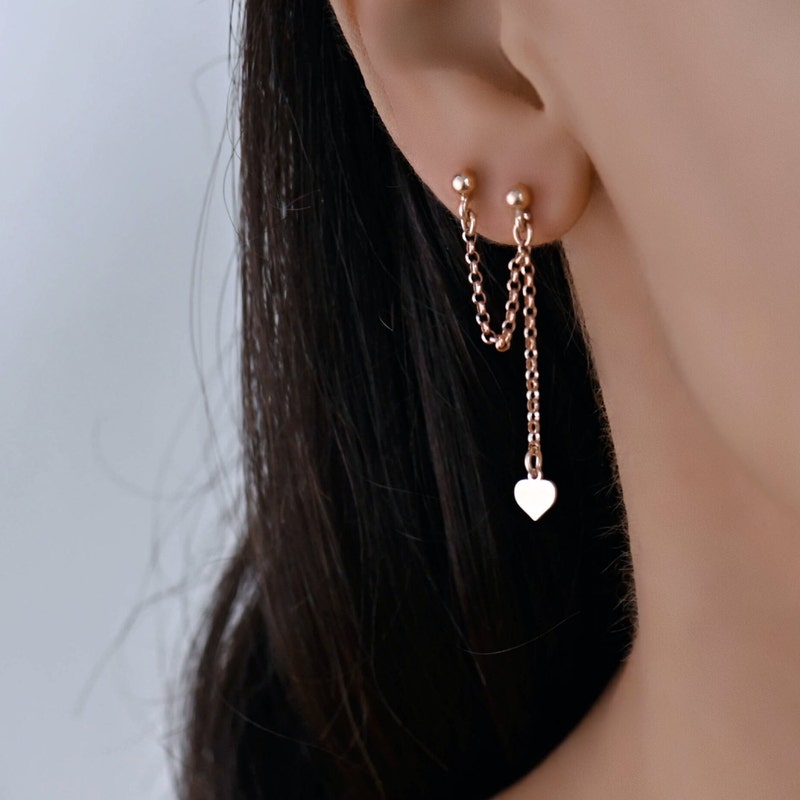 Heart Nose Chain - Etsy