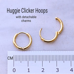 Conch Hoop Piercing Small Sun Charm Gold, Conch Piercing, Gold Conch ...