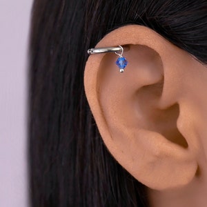 Dangle Helix Spike Hoop, Helix Earring, Piercing Helix Hoop, Cartilage ...