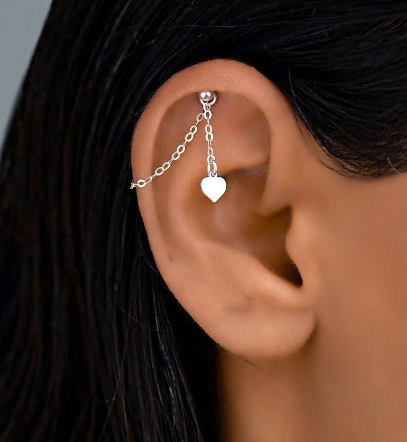 Spike Helix Chain Helix Helix Chain Sterling Silver Helix - Etsy