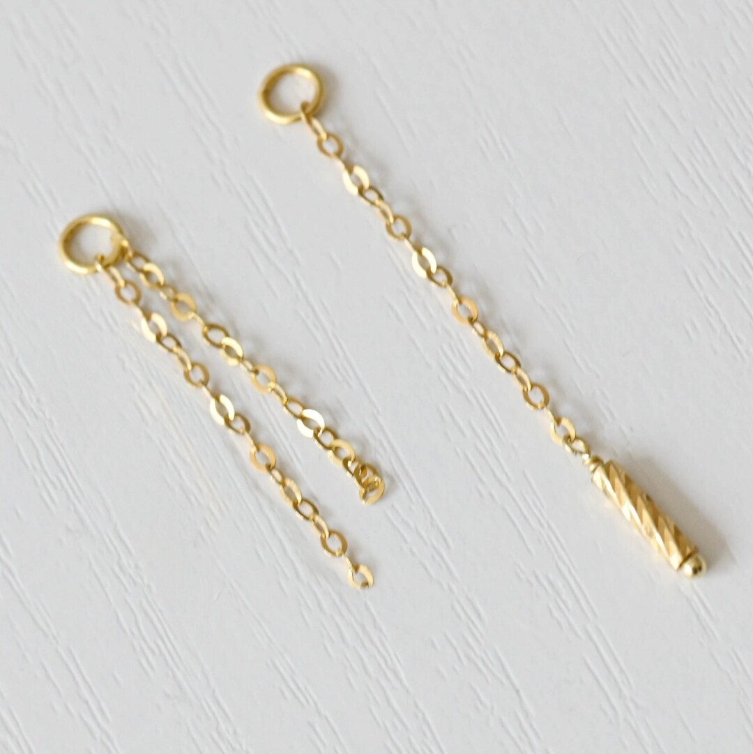 Multi Earring Chain Charms Add On, Earring Chain, Earring Chain Charm ...