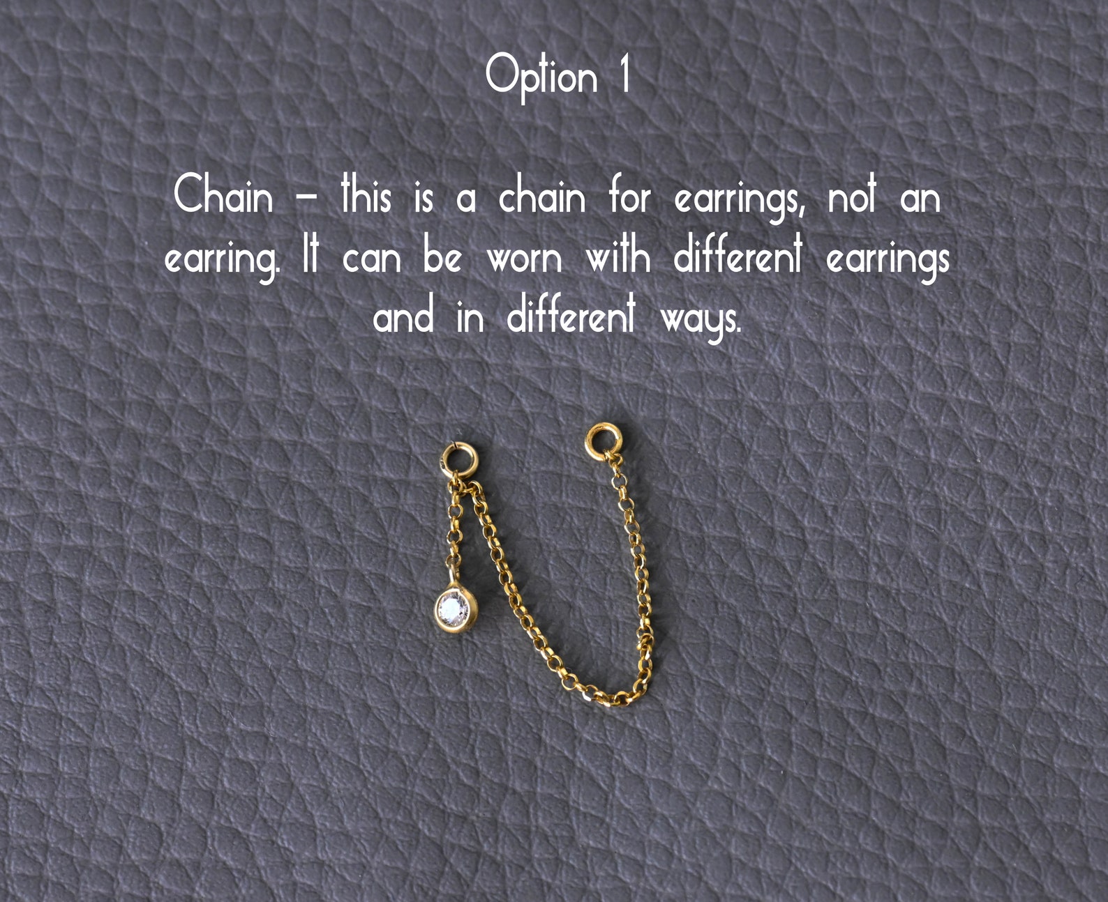 Dainty Hidden Helix, Helix Earring Chain, Helix, Rose Gold Helix, Helix ...