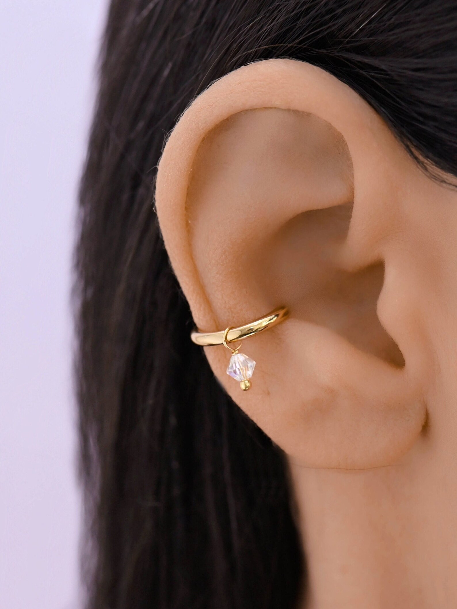 Conch Star Hoop Piercing Gold Conch Piercing Conch Hoop - Etsy