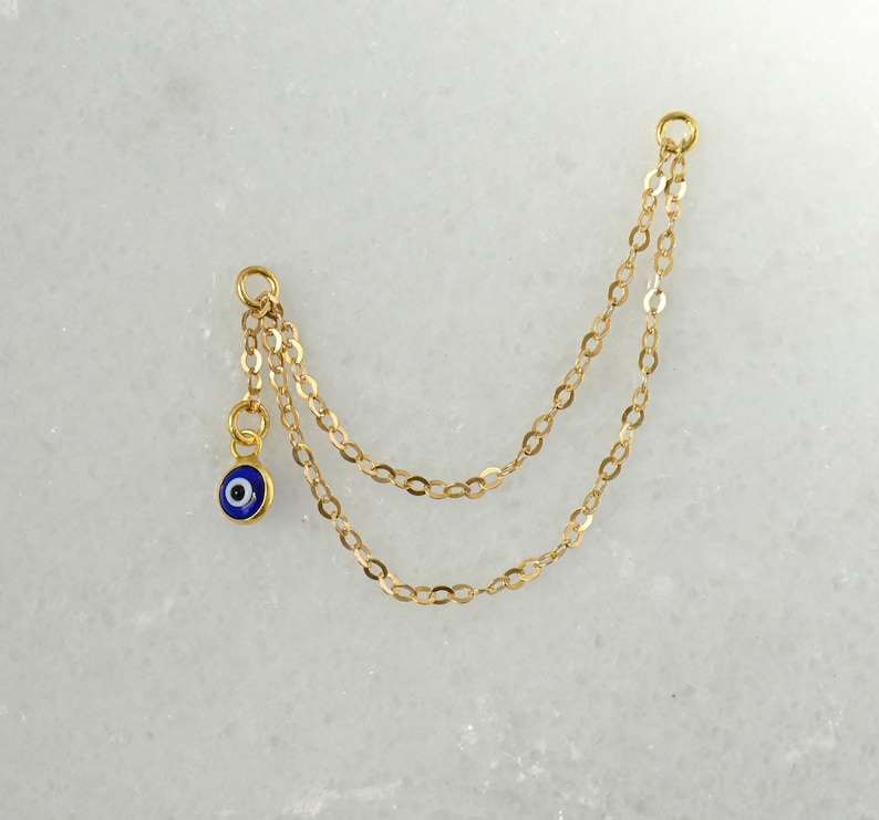 Dangle Chain Hidden Helix Helix Chain Chain Piercing Helix - Etsy