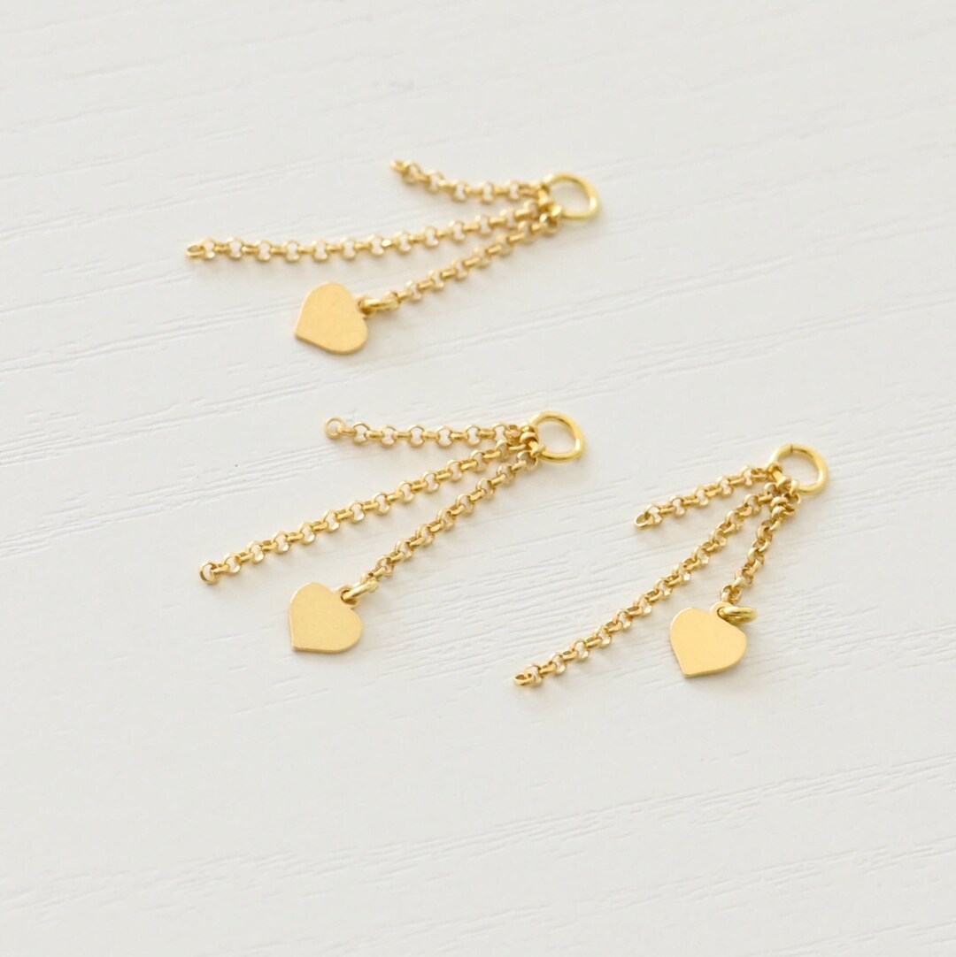 Dangle Charm Piiercing Chain Add On, Charm Piercing Chain, Earring ...