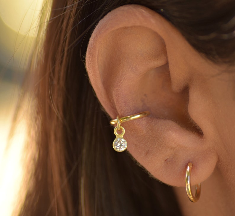 Conch Hoop Earring Conch Hoop Gold Conch Earring Hoop Conch - Etsy