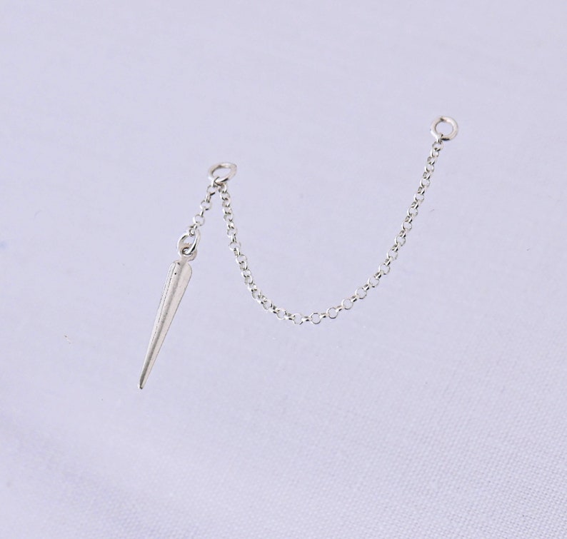 Hidden Sun Helix Chain Hidden Helix Chain Helix Piercing - Etsy