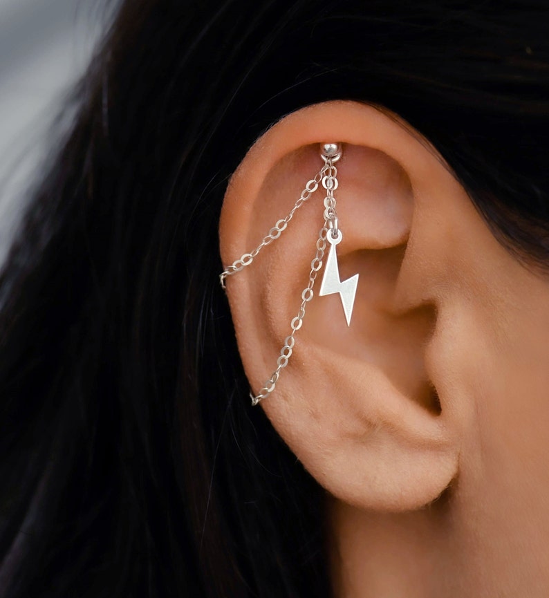 Hidden Helix Silver Helix Chain Double Helix Chain Dangle - Etsy