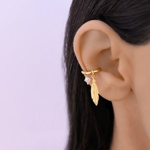 Cartilage Hoop Sun, Cartilage Hoop, Dangle Cartilage Hoop Earring With ...