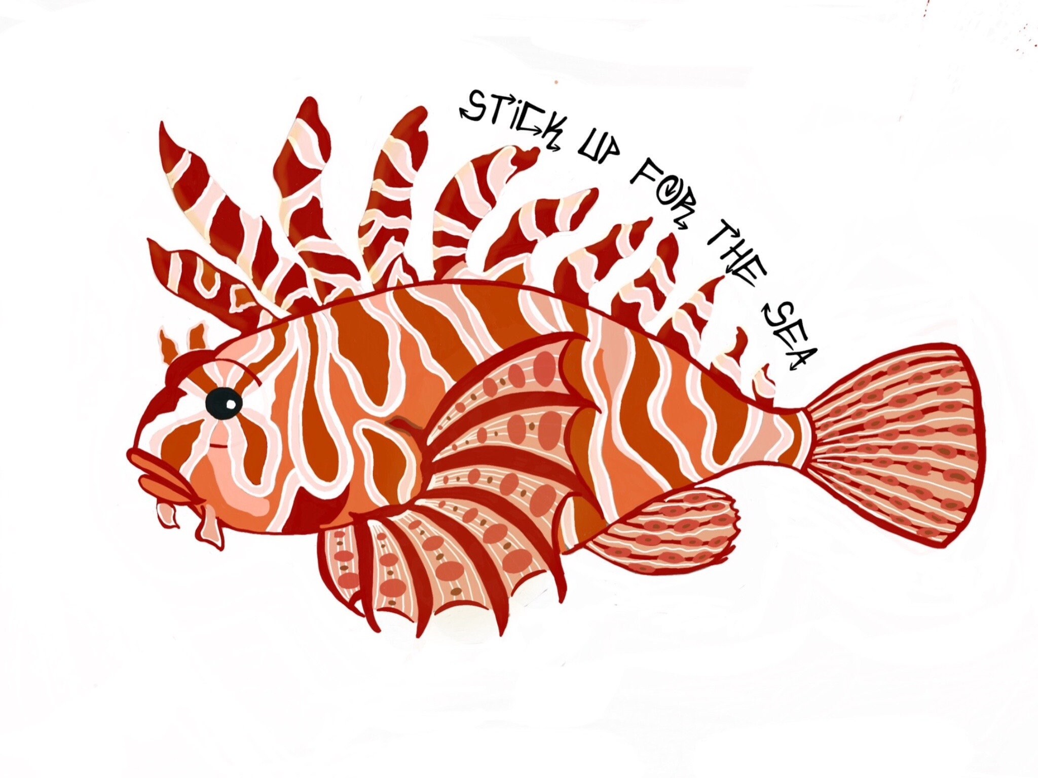 Lionfish Sticker - Etsy