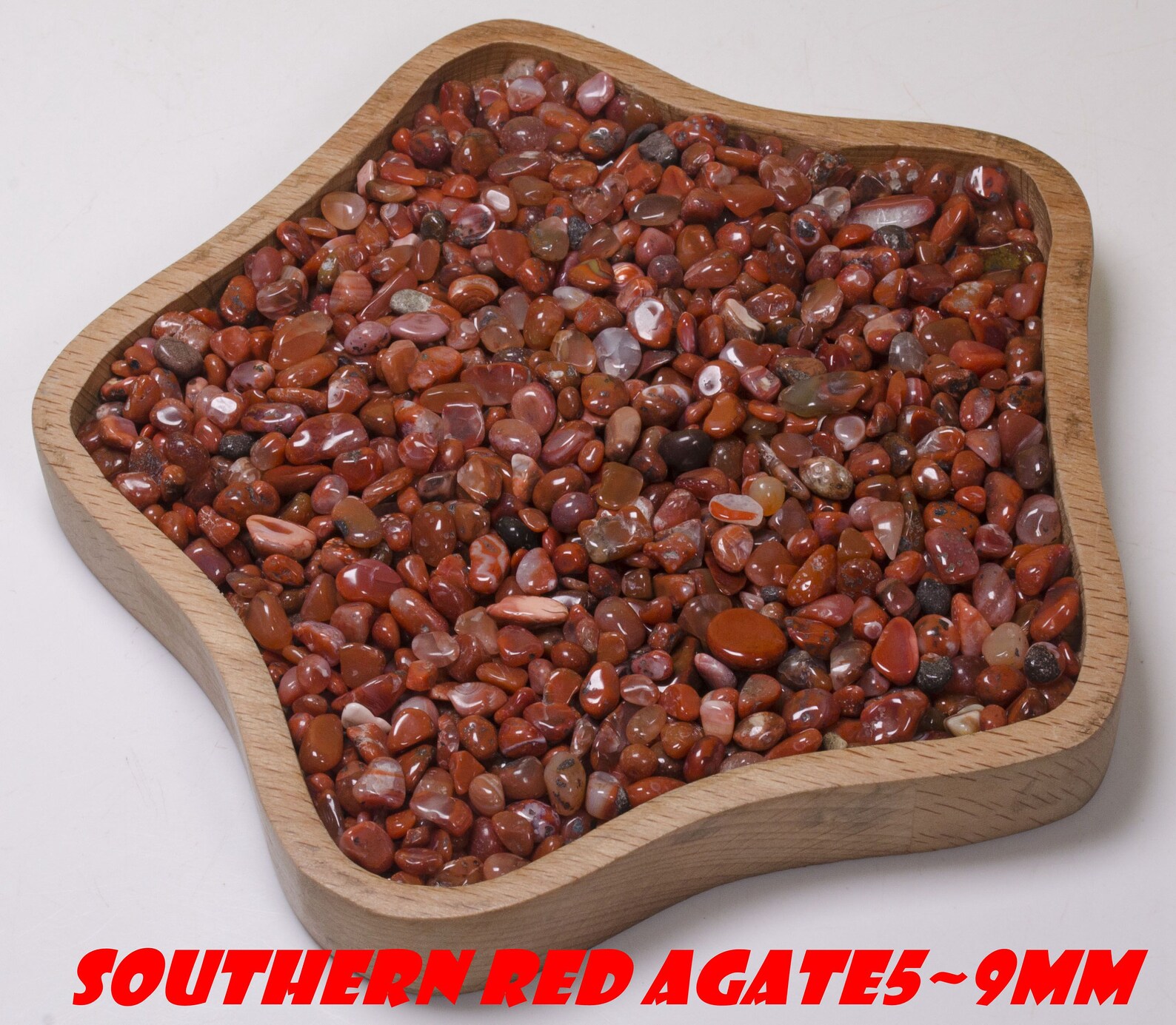 Bulk Natural Southern Red Agate/undrilled Tumbled Beads/red - Etsy