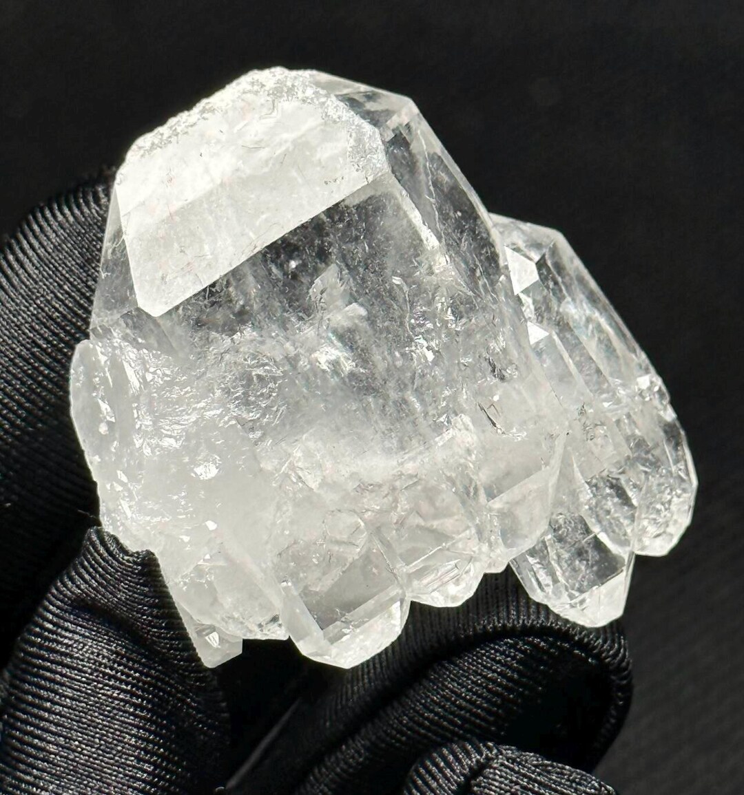Natural Clear Faden Quartz/himalayan Crystal/elestial Quartz/small Pure ...