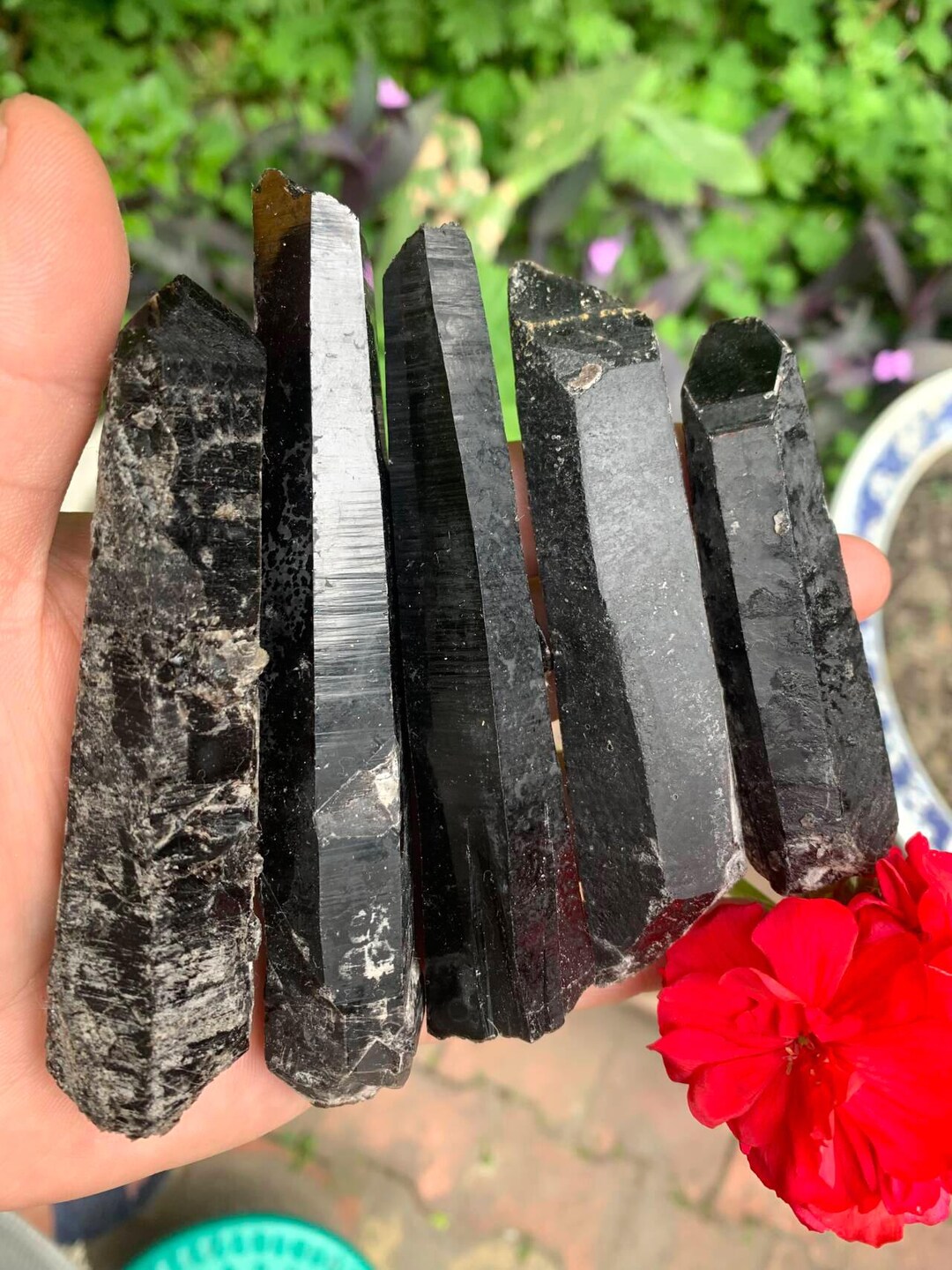 YOU PICK! Mongolian Morion Quartz Points/lemurian Morion Crystal/black ...